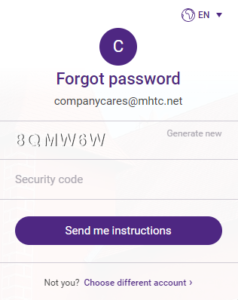 Change Email Password - MHTC