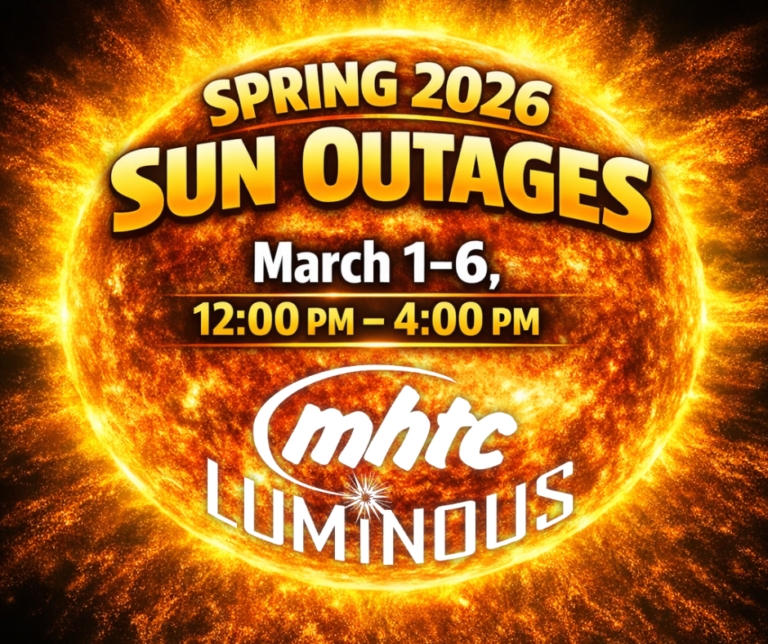 Spring Sun Outages 2026 - MHTC